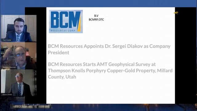 BCM Resources Corp. | Presentations