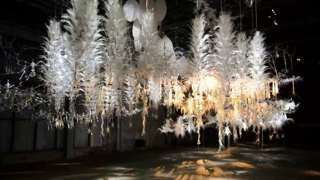 Hylozoic Series: Sibyl – Philip Beesley Studio Inc