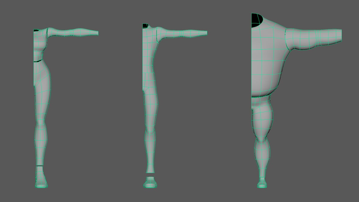 Stylized Character Design: Body Topology on Vimeo
