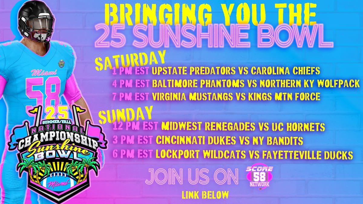 Sunshine Bowl 2025 - 6 Games on Vimeo