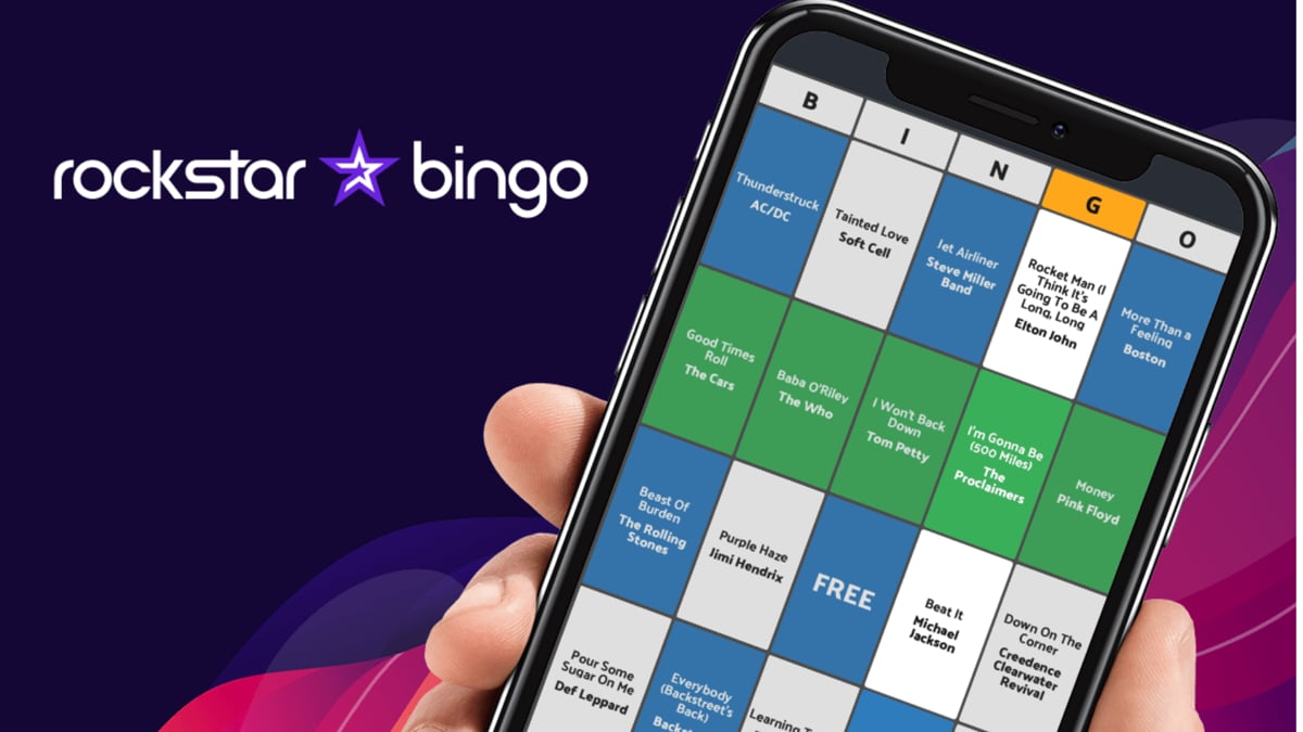 Rockstar Bingo - Fun and easy online music bingo gameplay