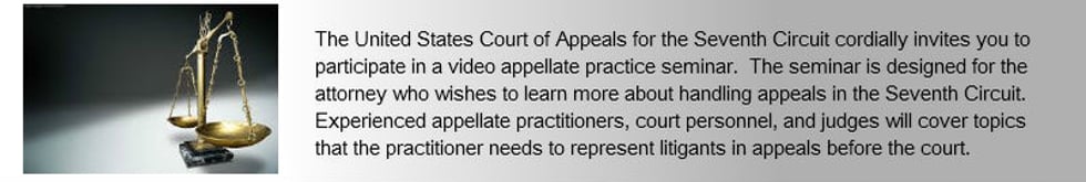 Successful Practice in the Seventh Circuit Court of Appeals on Vimeo