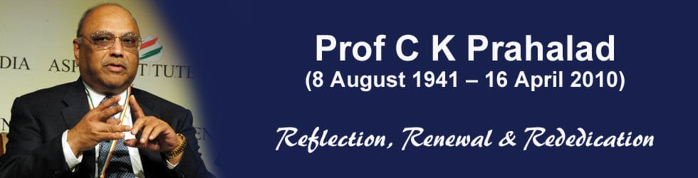 Prof C K Prahalad on Vimeo