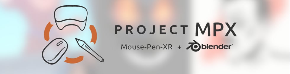 Project MPX - Mouse, Pen and XR in the same workflow in Blender on Vimeo