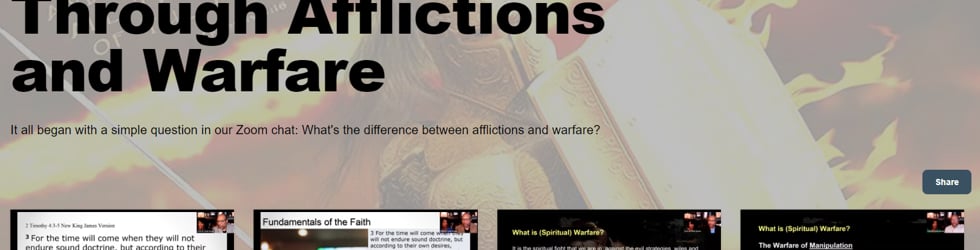Overcoming Through Afflictions and Warfare on Vimeo