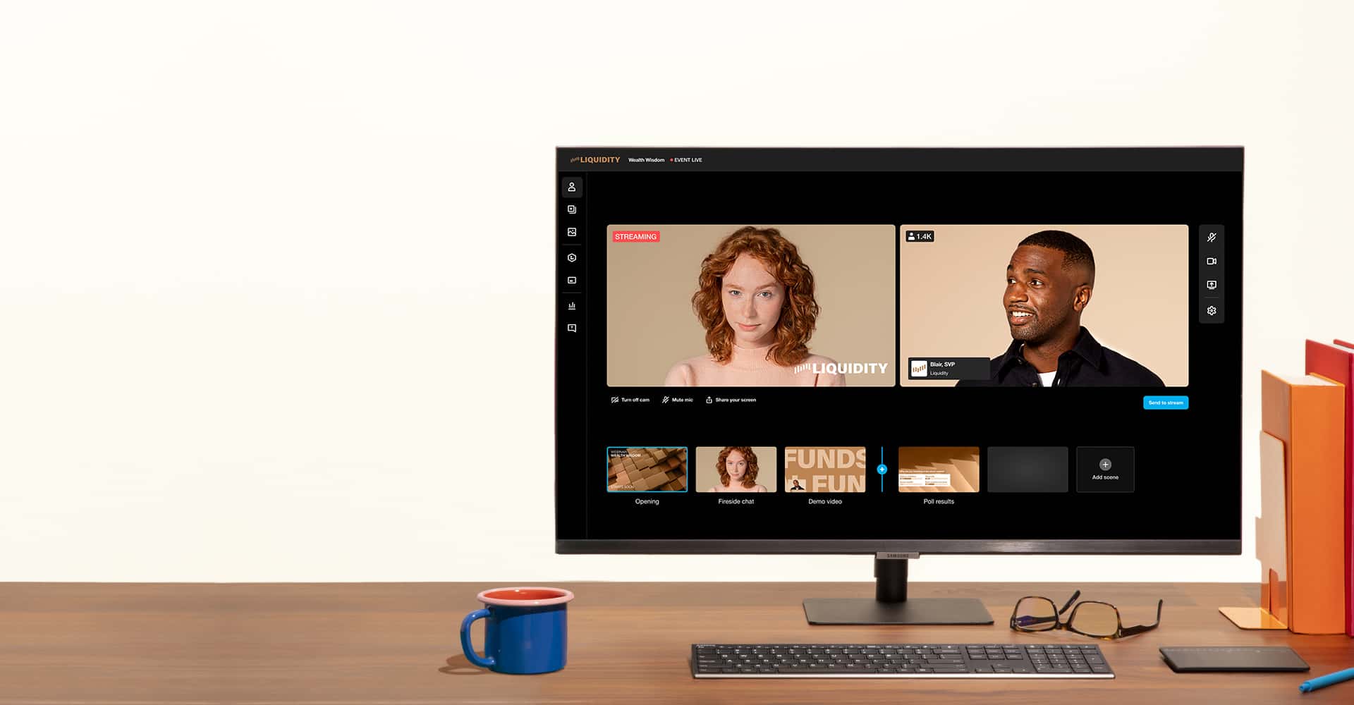 Virtual Event Platform and Software for Live Streaming