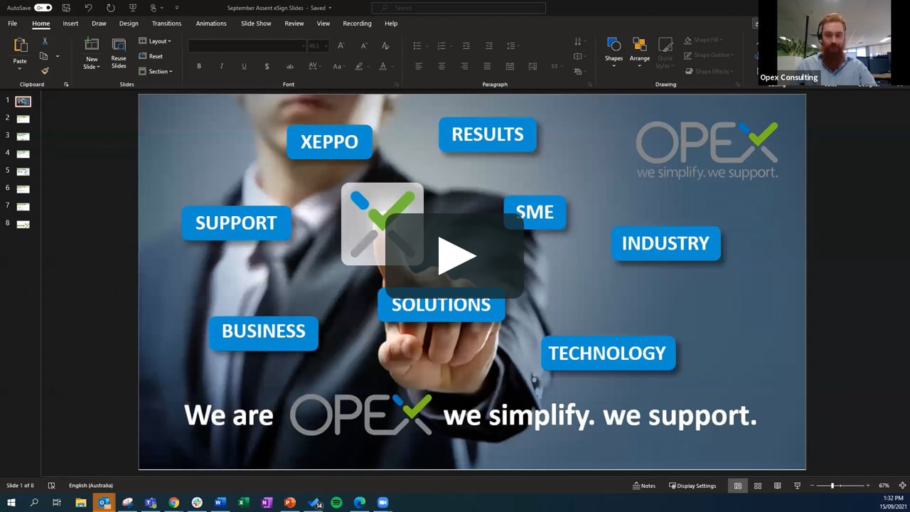 Opex Assent App on Xeppo: Integration with eSignature providers - 15 ...