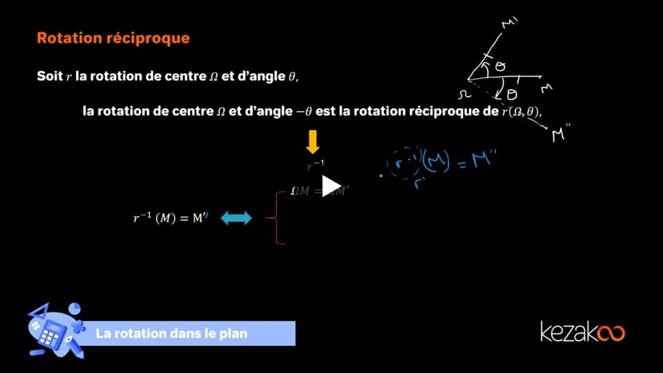 Rotation dans le plan 1BAC - Kezakoo