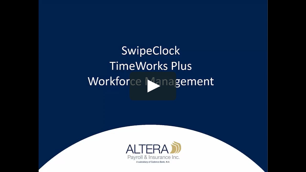 SwipeClock TimeWorks Plus Demo on Vimeo