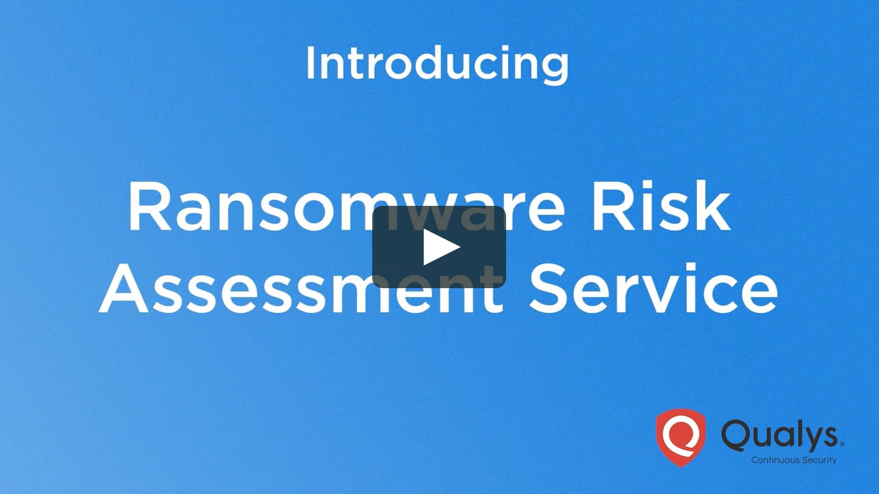 Ransomware Risk Assessment Service on Vimeo