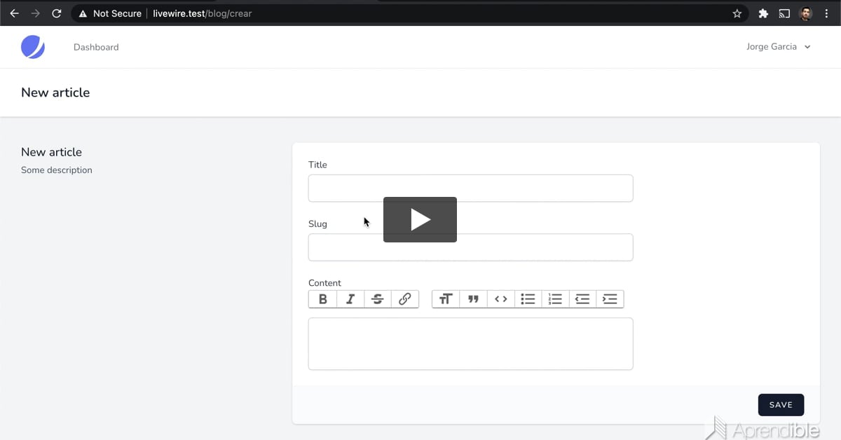 Lección 18: Cómo integrar Trix con Livewire y Alpine.js | Aprende ...