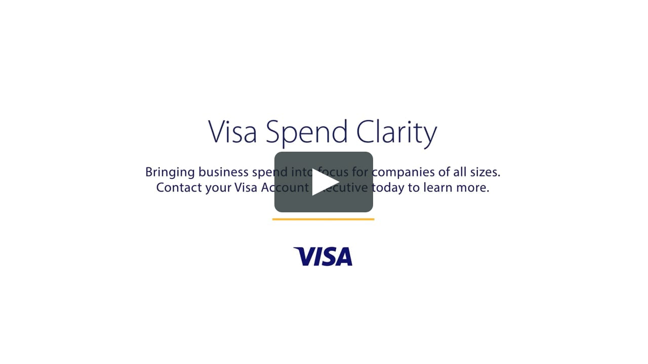 Visa Spend Clarity Overview on Vimeo