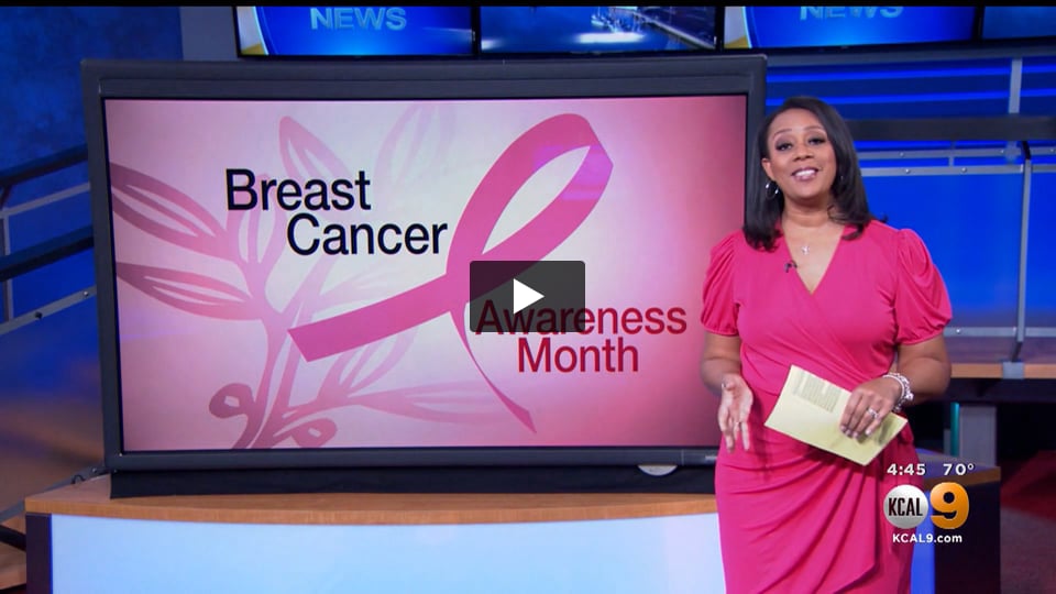 Amy Johnson Breast Cancer Journey - Dr Jason McKellop on KCAL9 | RadNet TV