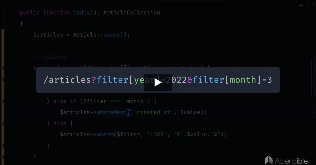 Lección 24: Cómo filtrar recursos siguiendo la especificación JSON:API ...