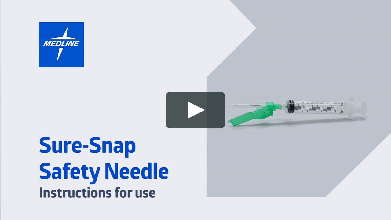 Medline Sure-Snap™ Safety Needle Educational Video on Vimeo