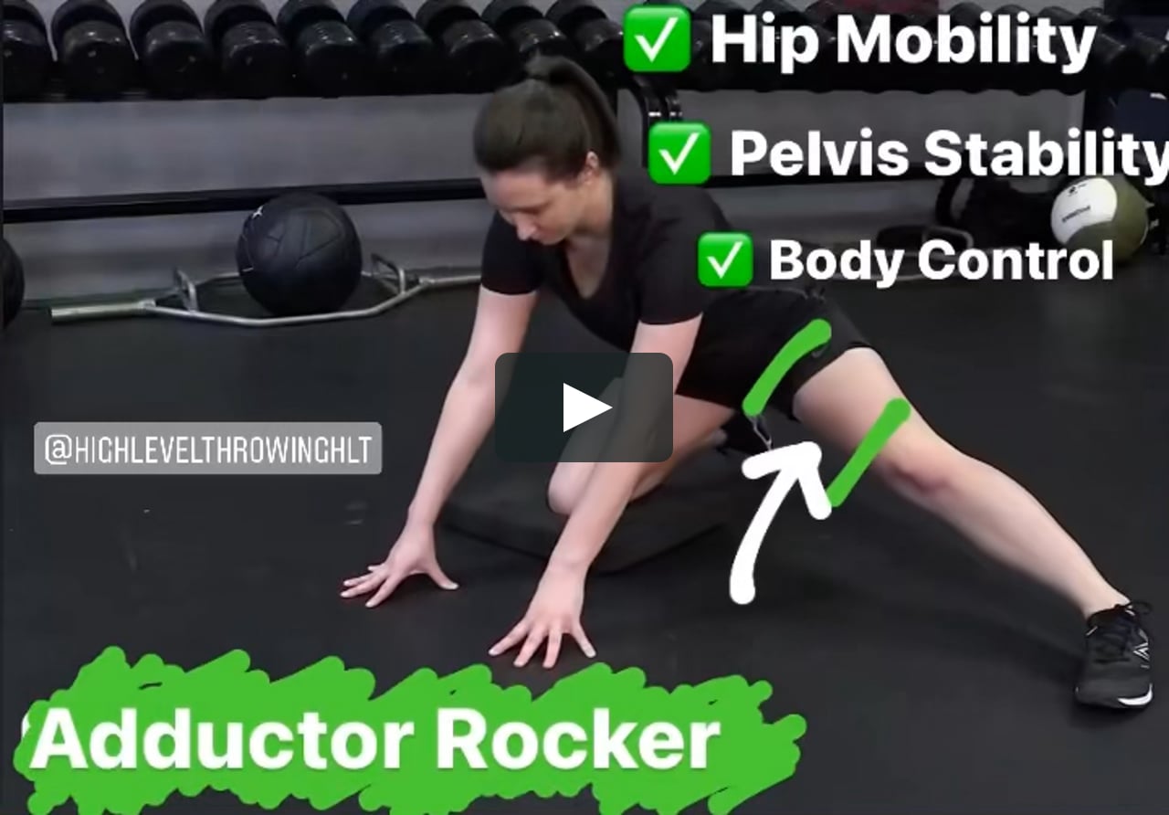 Softball Mobility: Adductor Rocker | High Level Throwing® on Vimeo