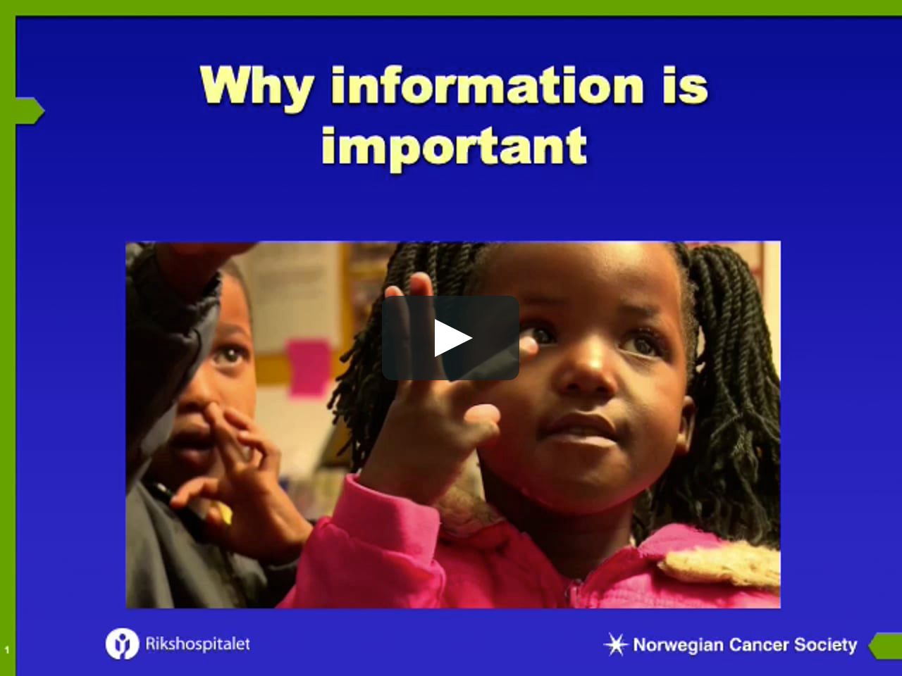 13 Why information is important on Vimeo
