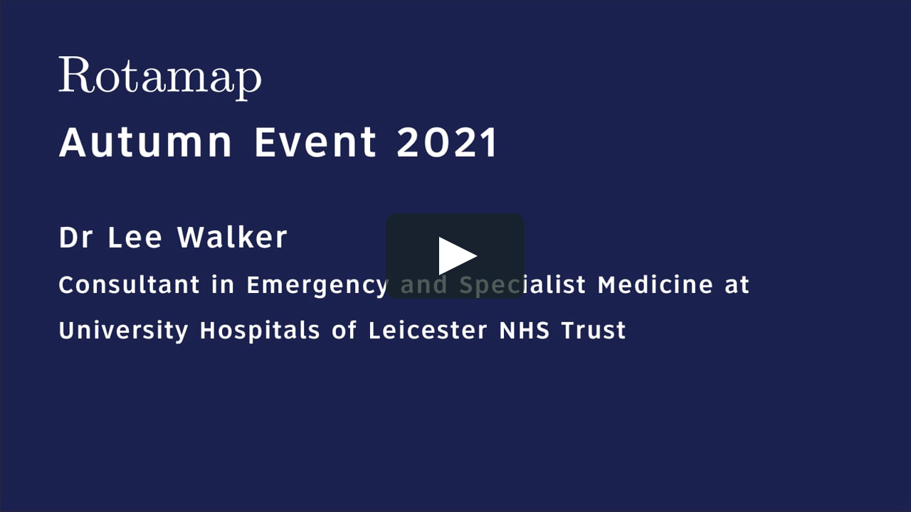 Rotamap Autumn forum 2021 guest speaker: Dr Lee Walker on Vimeo