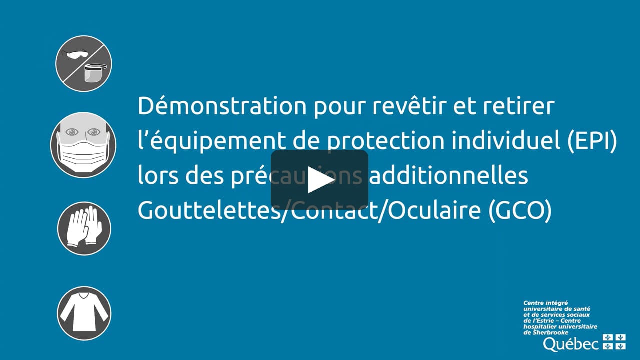 Comment mettre et retirer l’équipement de protection individuelle (EPI ...