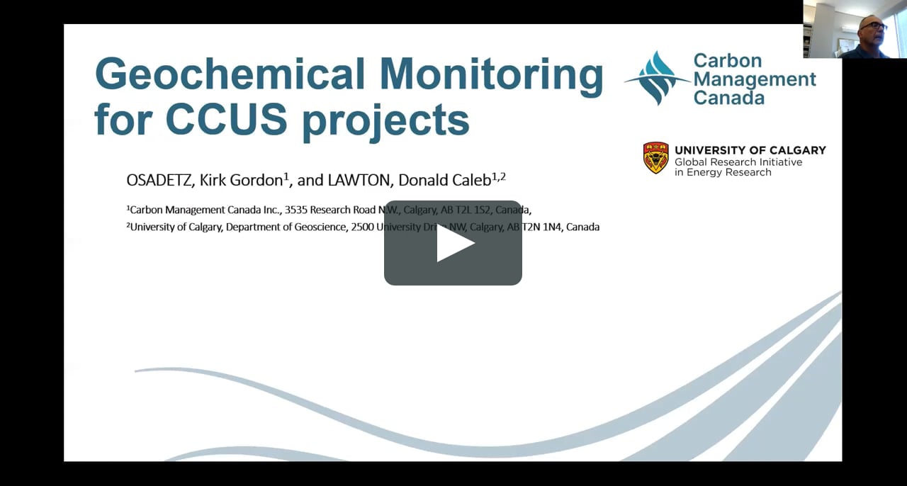 20211105 Geochemical Monitoring of CCUS programs on Vimeo