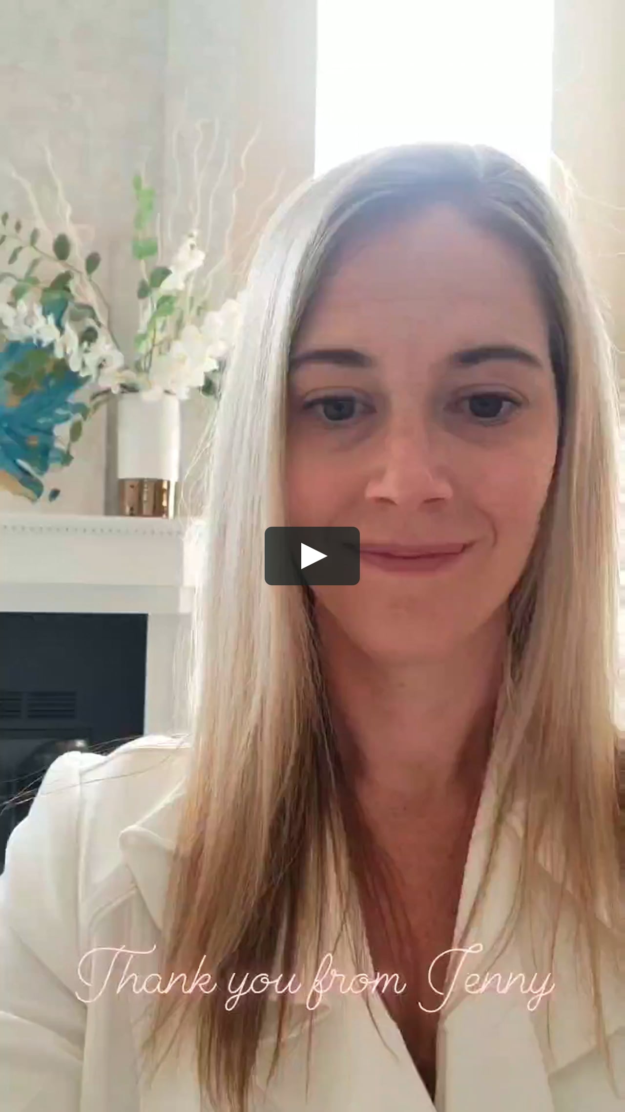 Thank you from Jenny on Vimeo