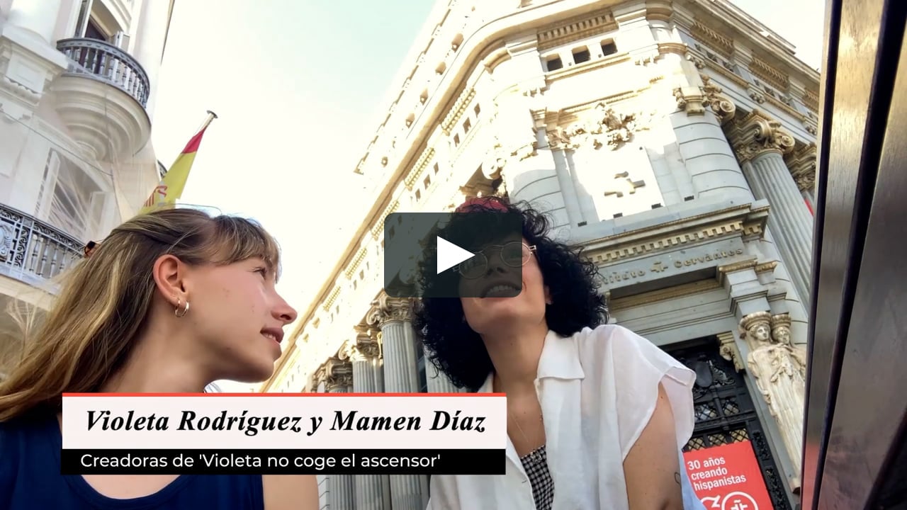 Violeta Rodríguez y Mamen Díaz presentan «Violeta no coge el ascensor ...