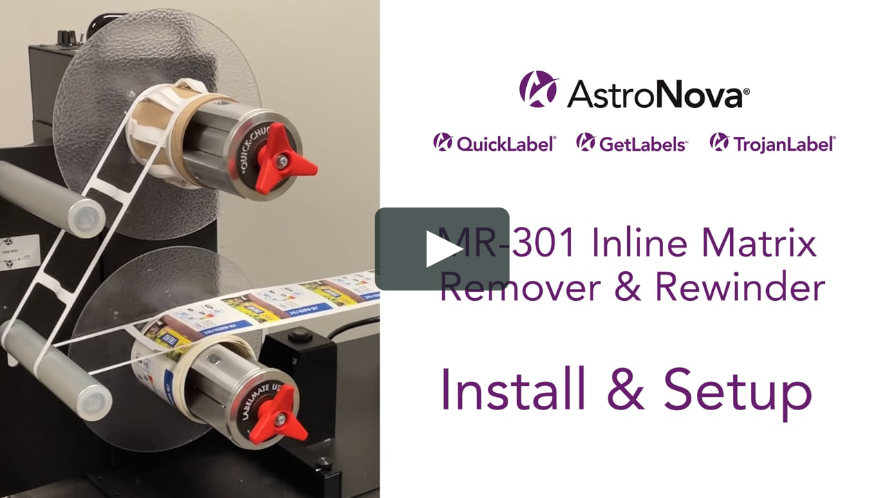 MR-301 Inline Matrix Remover & Rewinder – Install and Setup Guide on Vimeo
