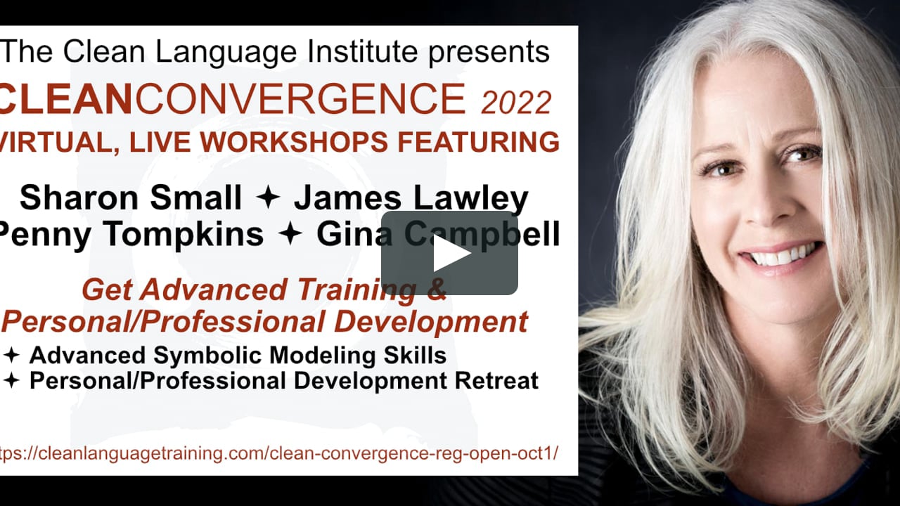 Penny Tompkins & James Lawley in Clean Convergence 2022 Advanced ...