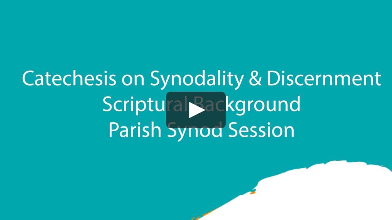 Catechesis on Synodality - Scriptural Background on Vimeo