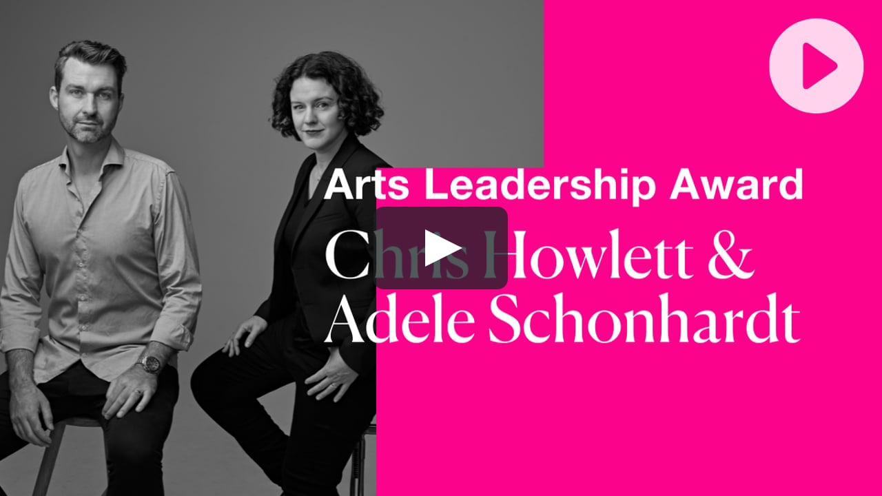 Arts Leadership Award: Chris Howlett & Adele Schonhardt on Vimeo
