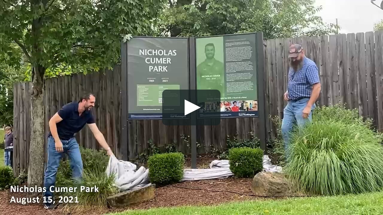 081621_Nicholas_Cumer_Park_Dedication.mp4 on Vimeo