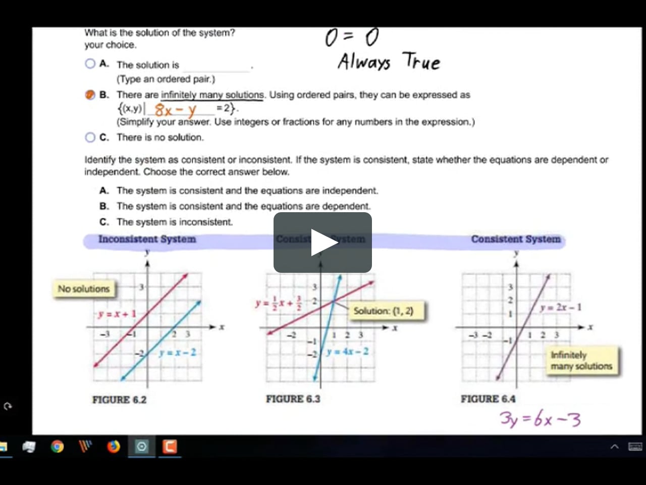 System of Equations- Graphs, Elimination, Substitution, Terminology.mpg ...