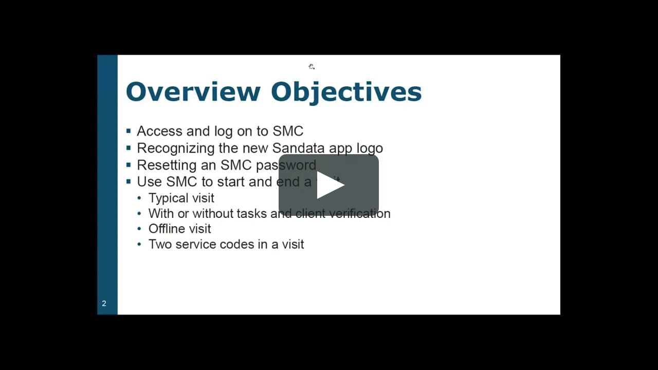 Sandata Mobile Connect (SMC) App on Vimeo