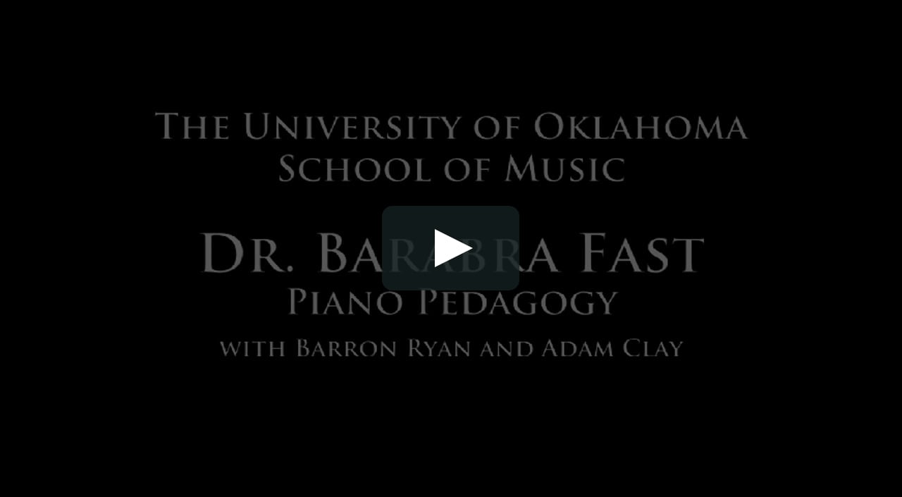Dr Barbara Fast - Piano Pedagogy on Vimeo