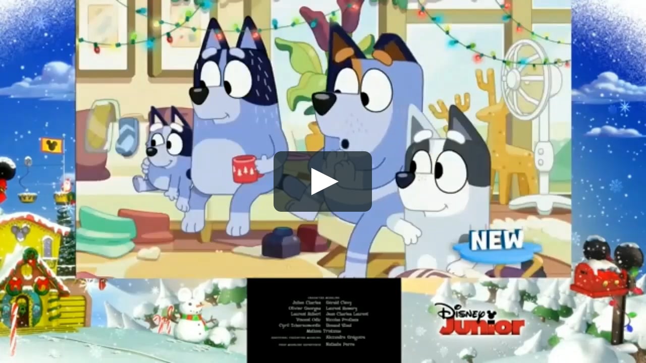 Bluey Christmas Swim (Disney Junior USA) [Tonight Version] on Vimeo
