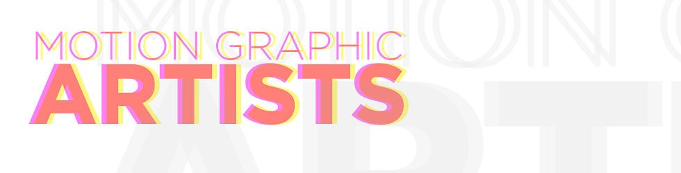 Motion Graphic Artists on Vimeo