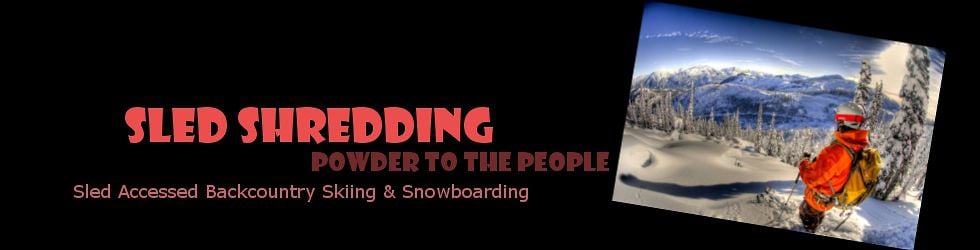 Sled Shredding - Snowmobiling for Powder Turns on Vimeo