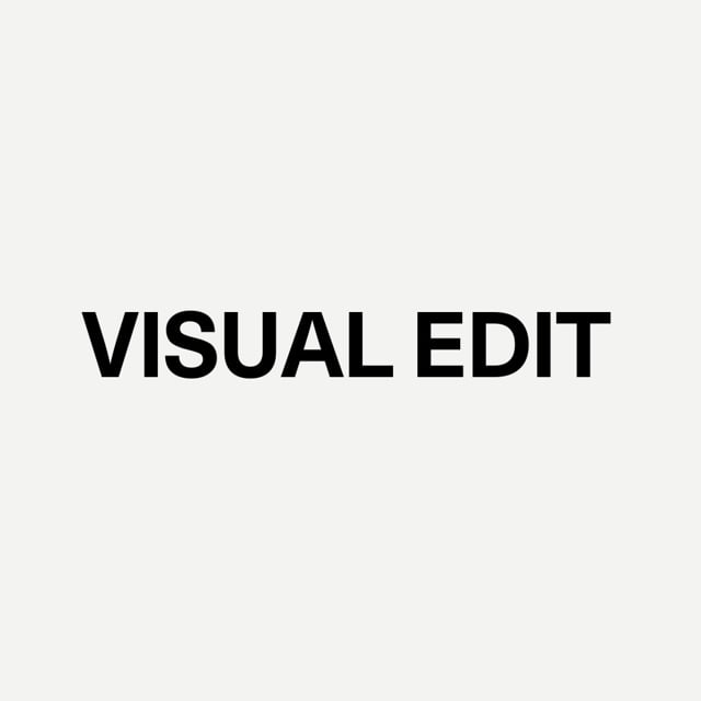 Visual Edit
