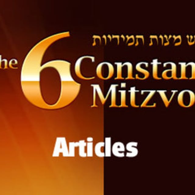 The Six Constant Mitzvos