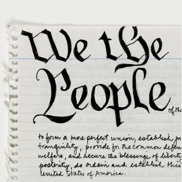 Handwriting the Constitution