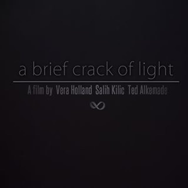 a brief crack of light