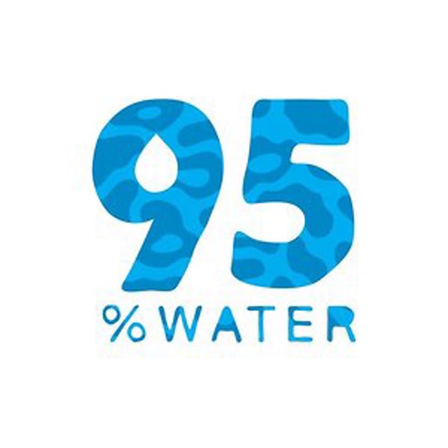 95% Water.