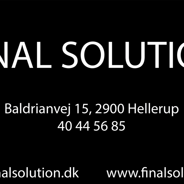 Final Solution ApS