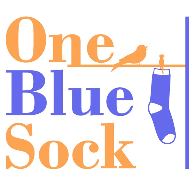 One Blue Sock