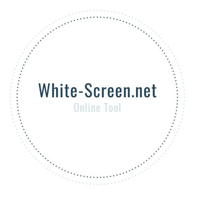 White Screen Test