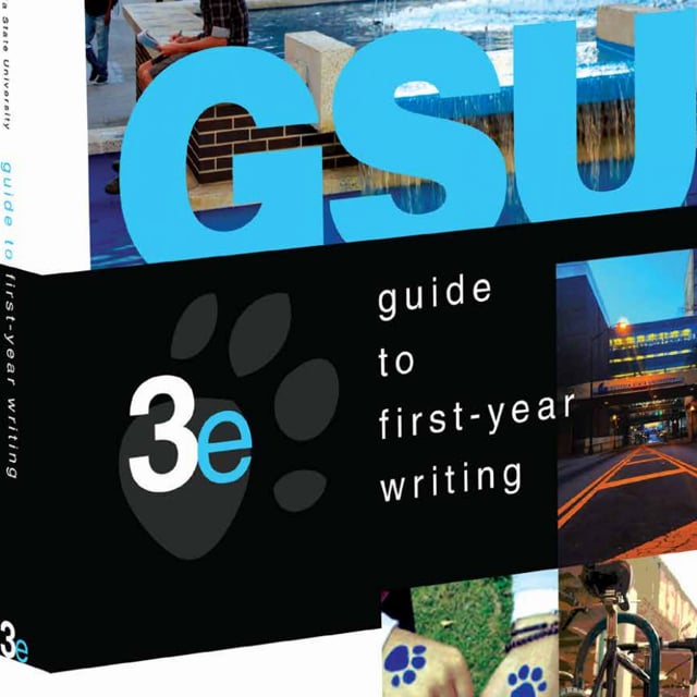 GSU Guide to First-Year Writing