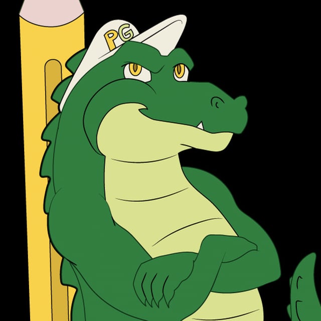 Pencil Gator Animation