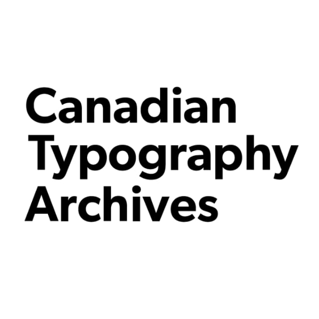 Canadian Typography Archives