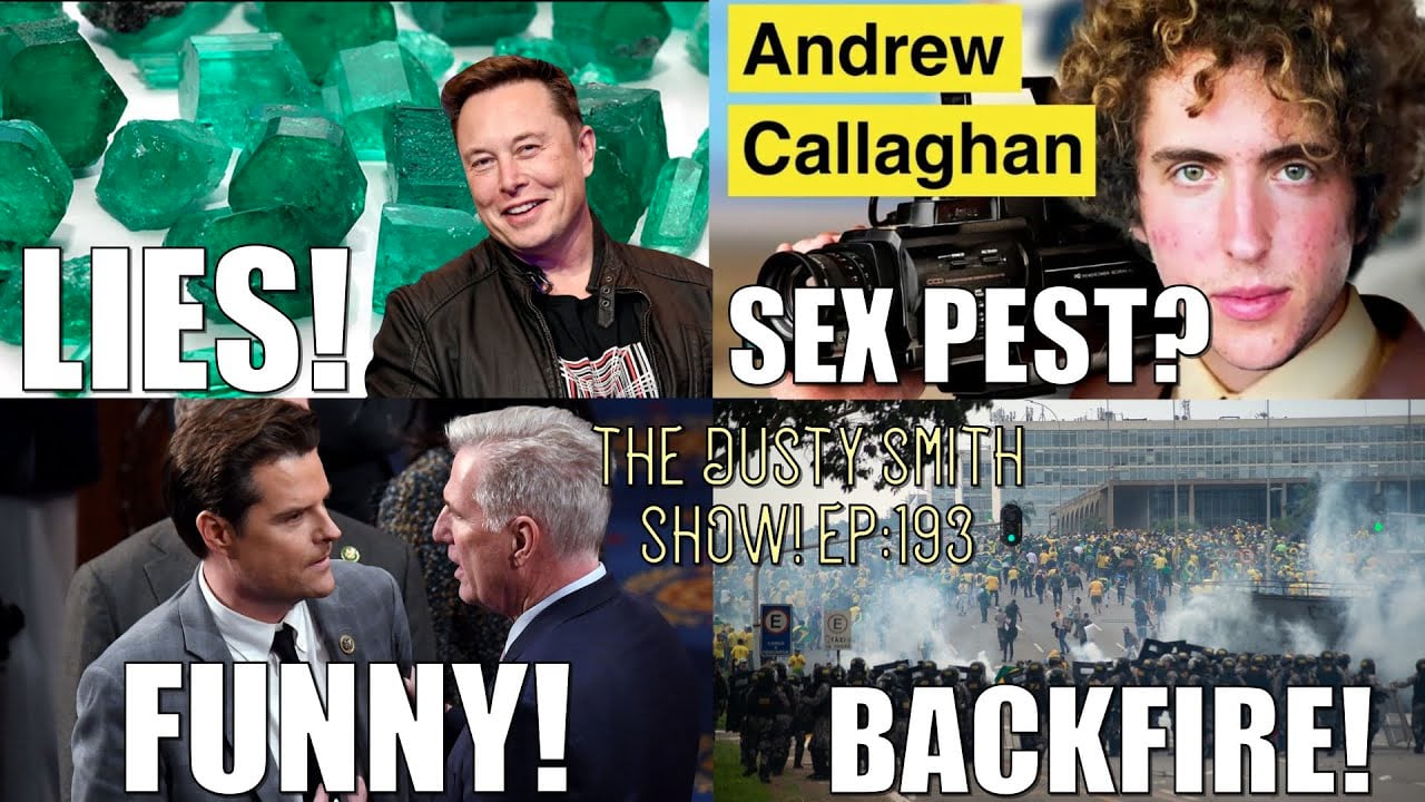 Elon Lies About Emerald Mine Again/Andre Callaghan Sex Pest?/Brazil ...