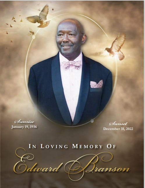 Edward Branson's Memorial Service